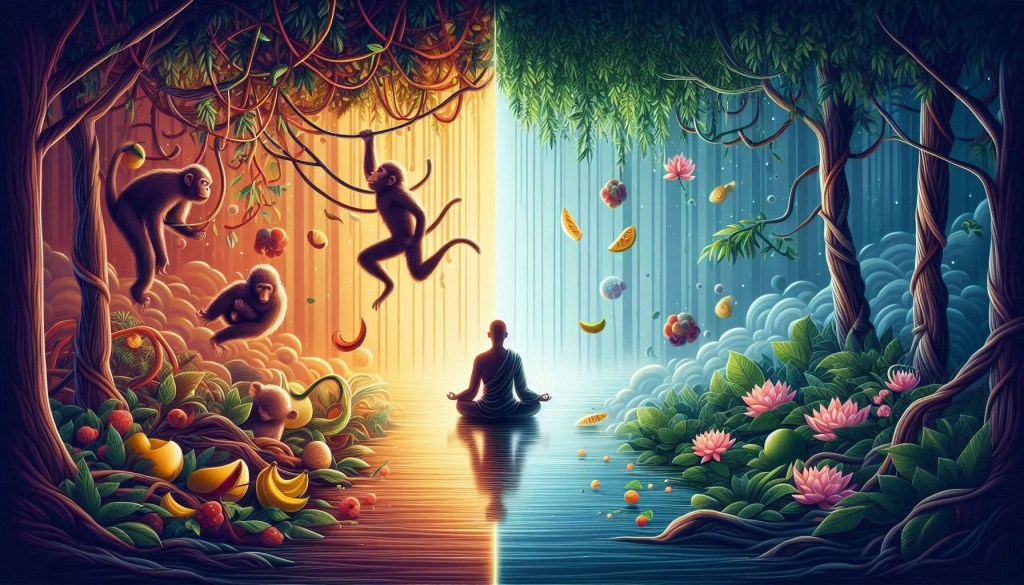 The Monkey Mind or Monk Mind - Which One Do You Host? - Gen Alpha World