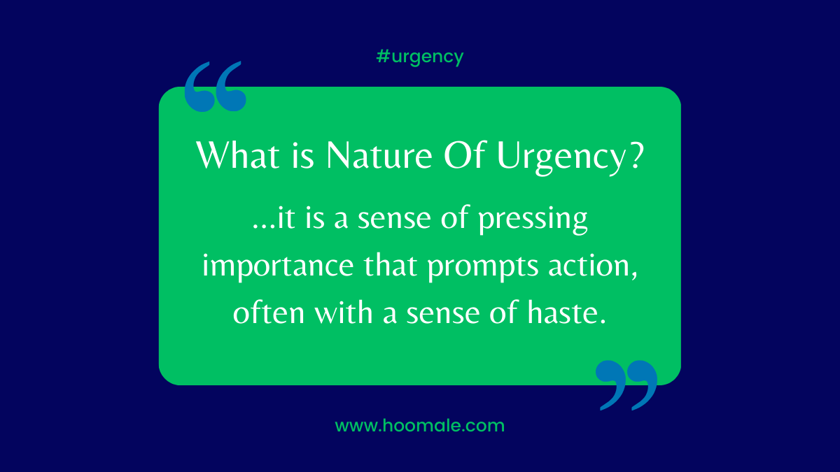 Nature of Urgency: Definition, Perspectives, Types, and Impacts - Gen ...