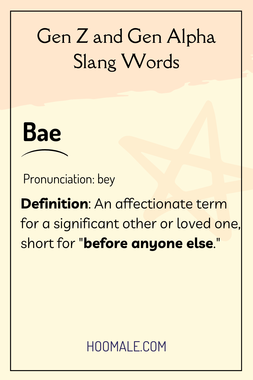 What does Bae mean? Slang Dictionary - Gen Alpha World