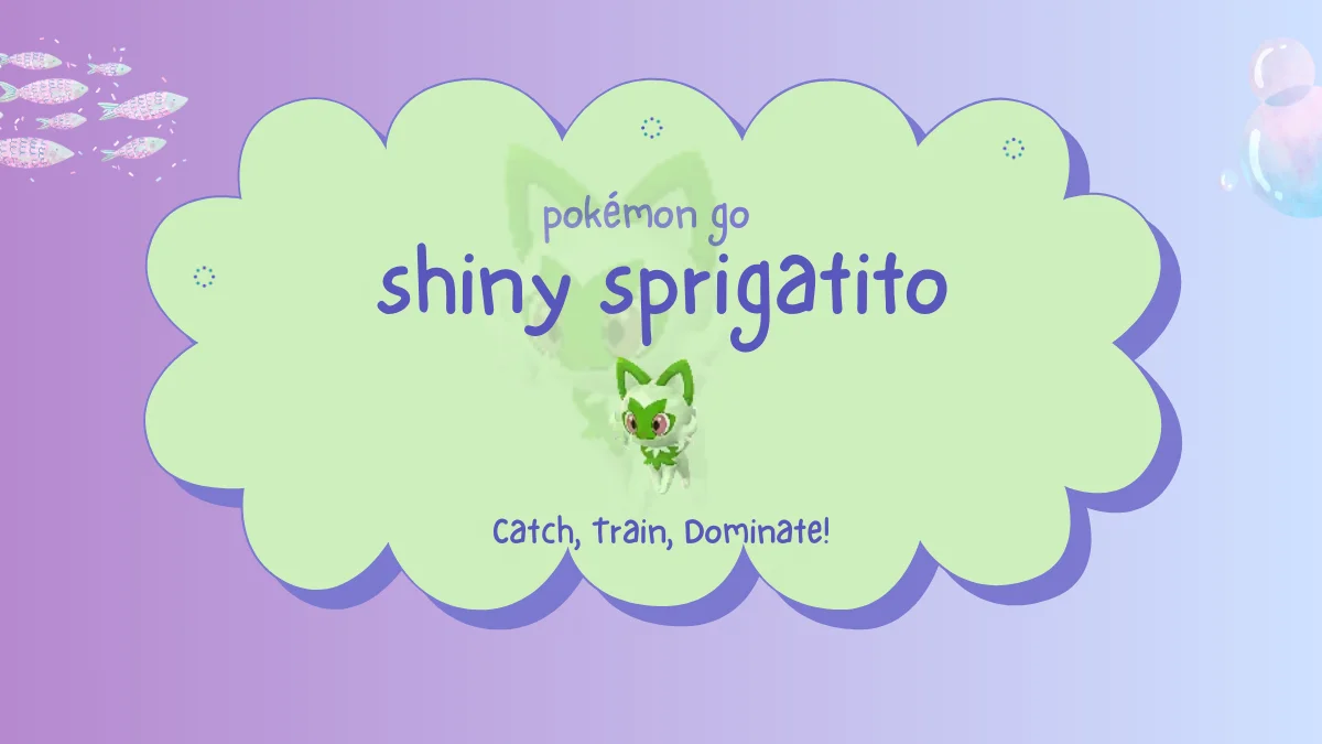 Shiny Sprigatito in Pokemon GO: Catch, Train, Dominate! - Gen Alpha World
